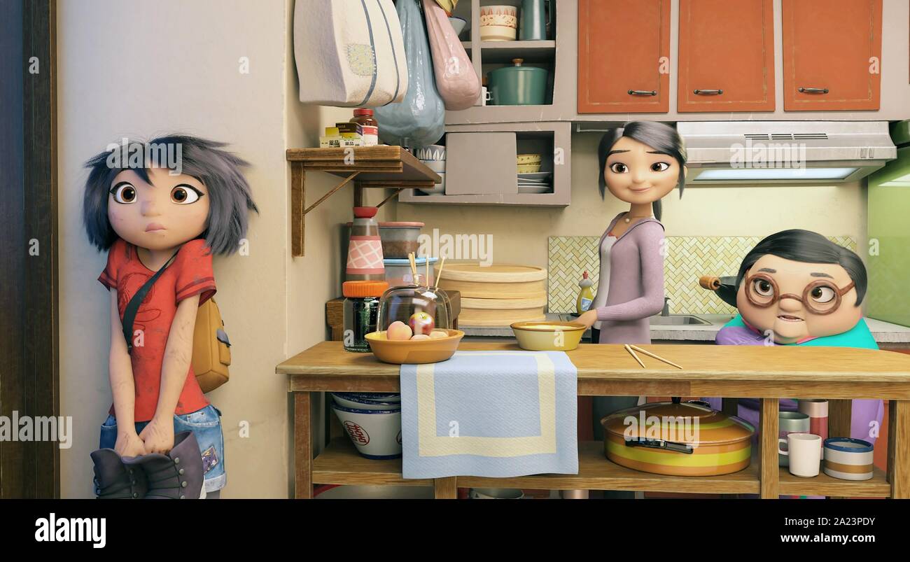 ABOMINABLE, from left: Yi (voice: Chloe Bennet), Yi s mother (voice ...