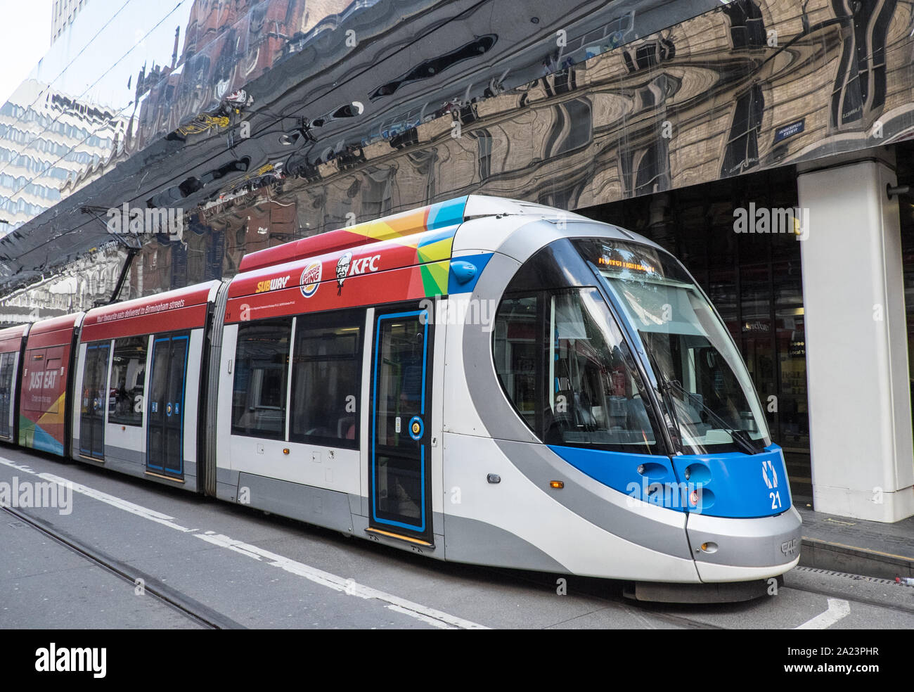 Wolverhampton,bound,Tram,in,city,centre,transport,transportation,hub ...