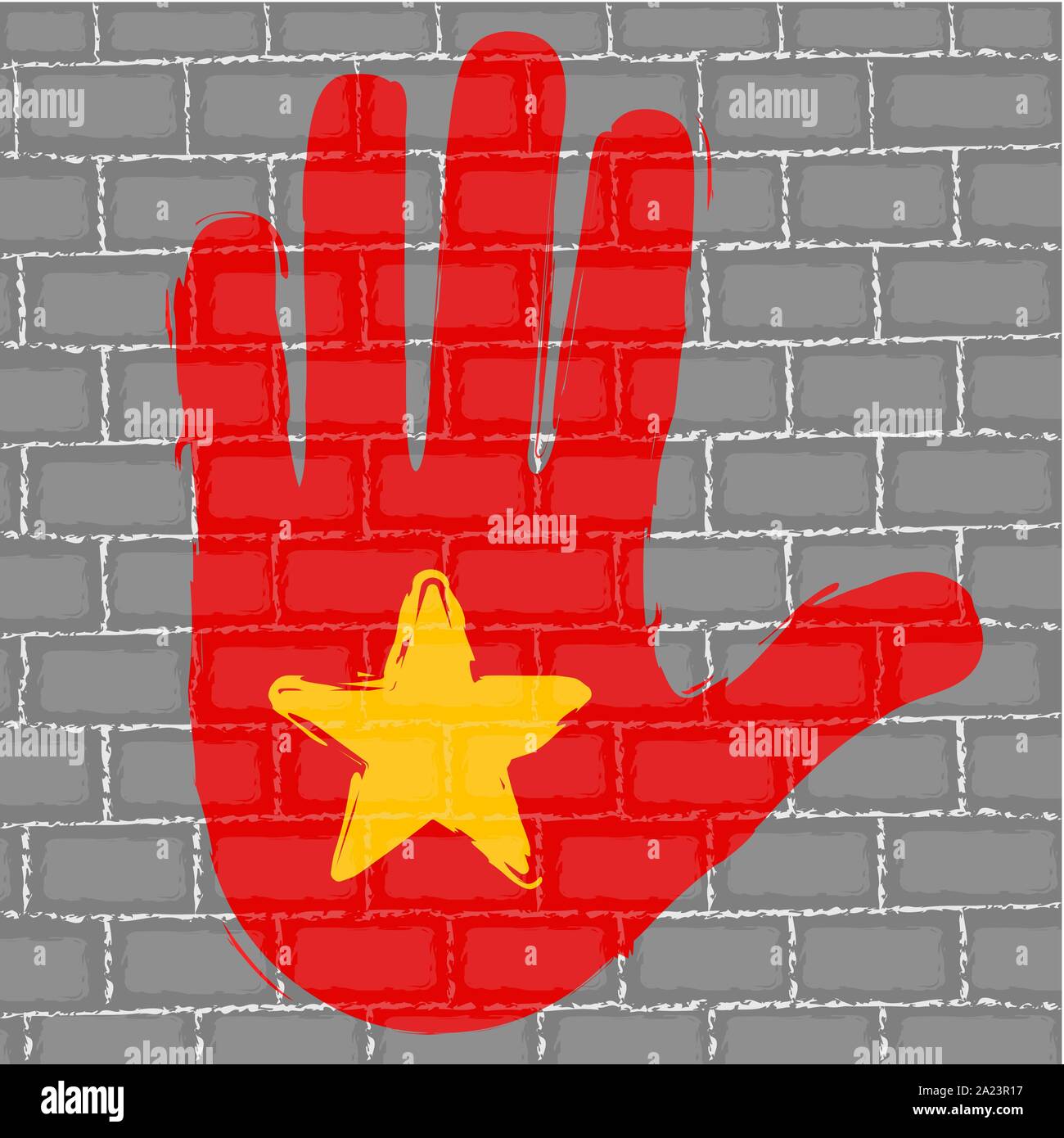 Hand painted chinese wallpaper hi-res stock photography and images - Alamy