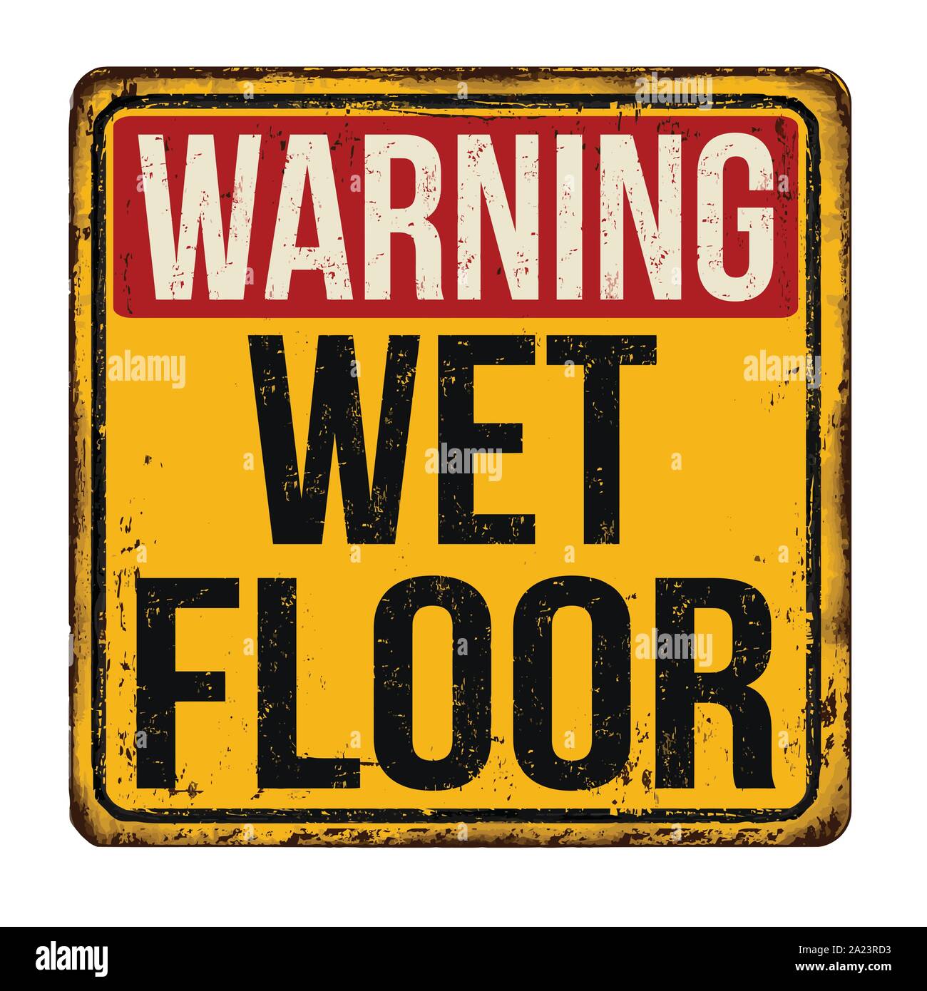 Wet floor slip Stock Vector Images - Alamy