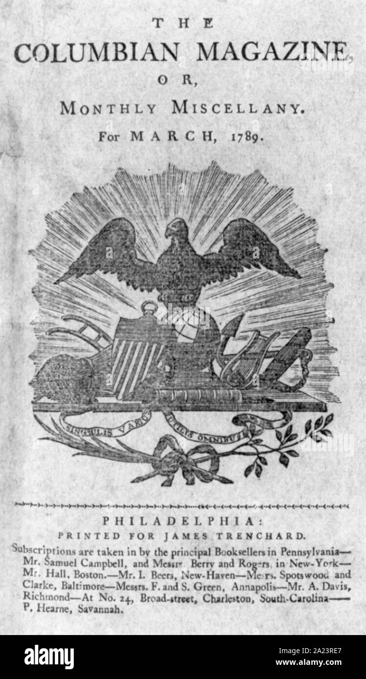 Columbian magazine hi-res stock photography and images - Alamy