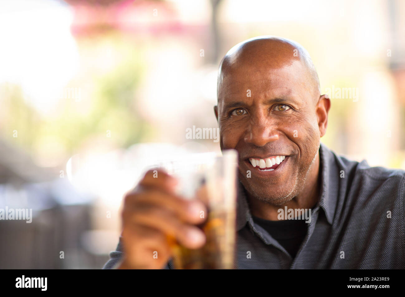 Happy hour african american hi-res stock photography and images - Alamy