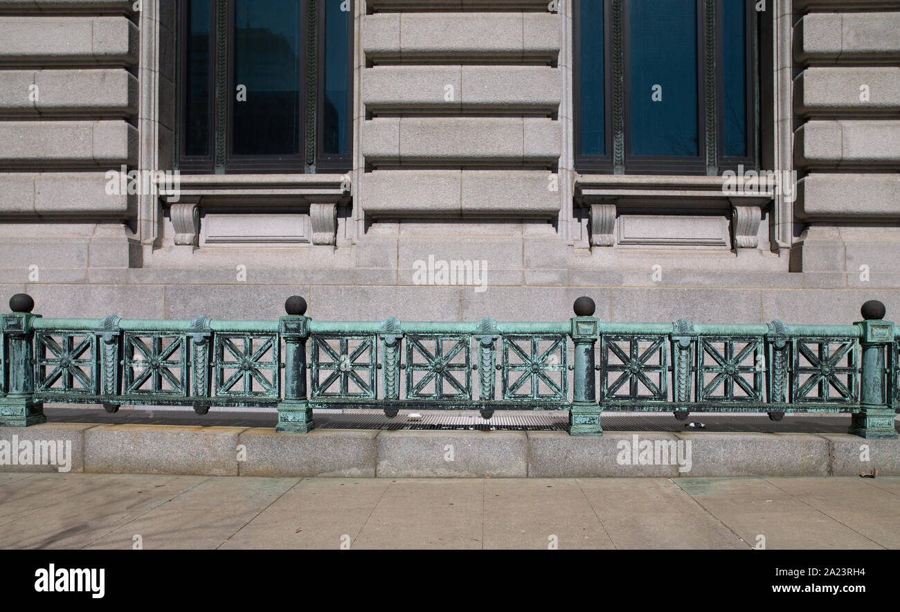 Ornamental railing, Howard M. Metzenbaum U.S. Courthouse, Cleveland ...