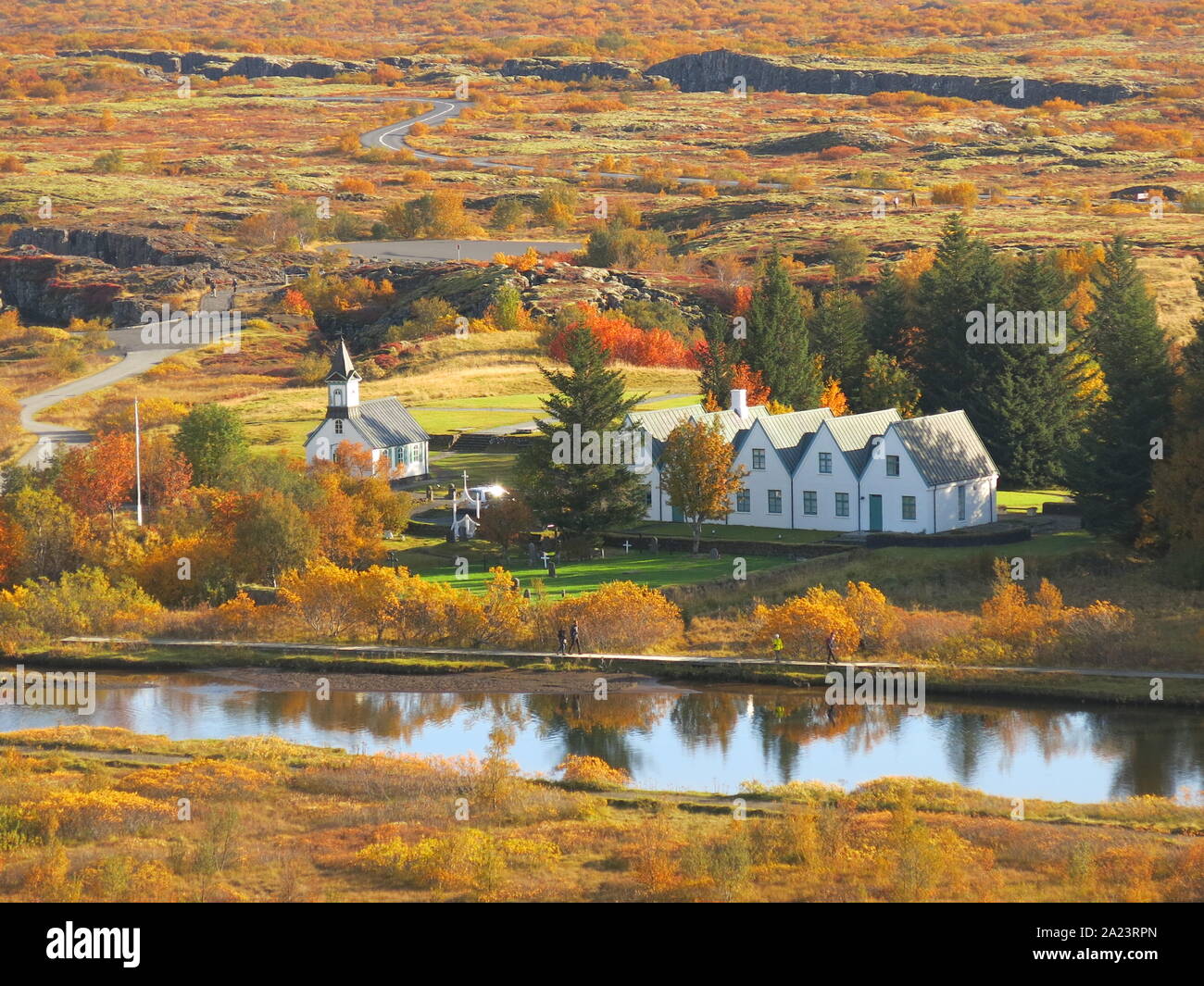 Thingvellir Church and surrounding area is stunningly beautiful in ...