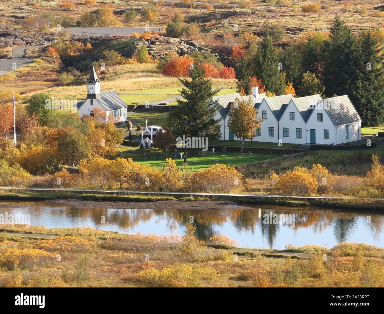 Thingvellir Church and surrounding area is stunningly beautiful in ...