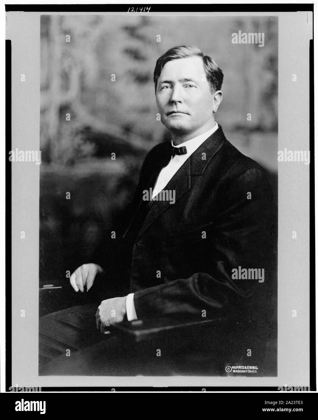 Oscar Callaway, three-quarter length portrait, seated, facing slightly ...