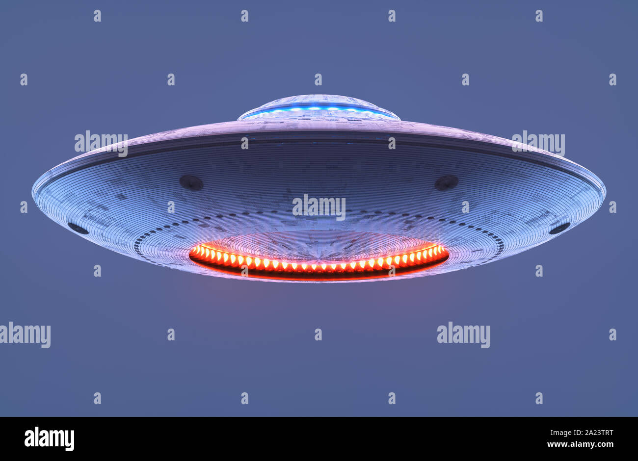 Unidentified flying object. UFO with clipping path included Stock Photo ...