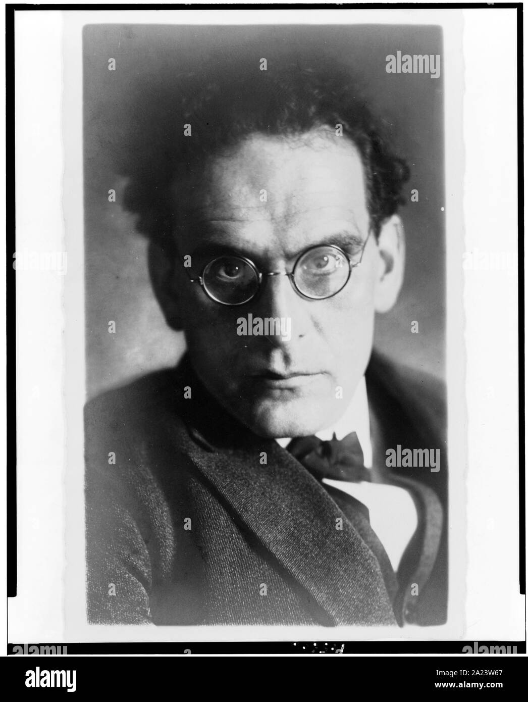 Otto Klemperer, head-and-shoulders portrait, facing front Stock Photo ...
