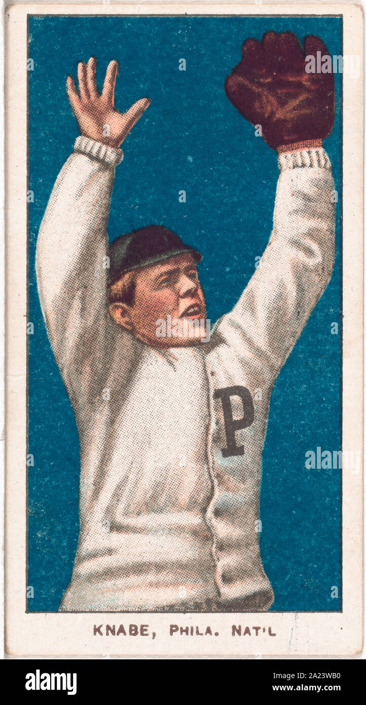 Otto Knabe, Philadelphia Phillies, baseball card portrait Stock Photo - Alamy
