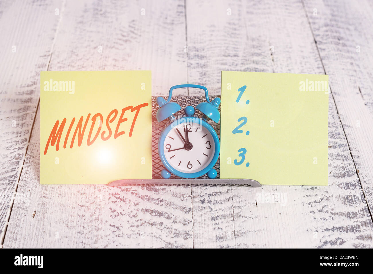 Handwriting text writing Mindset. Conceptual photo A standard thought ...