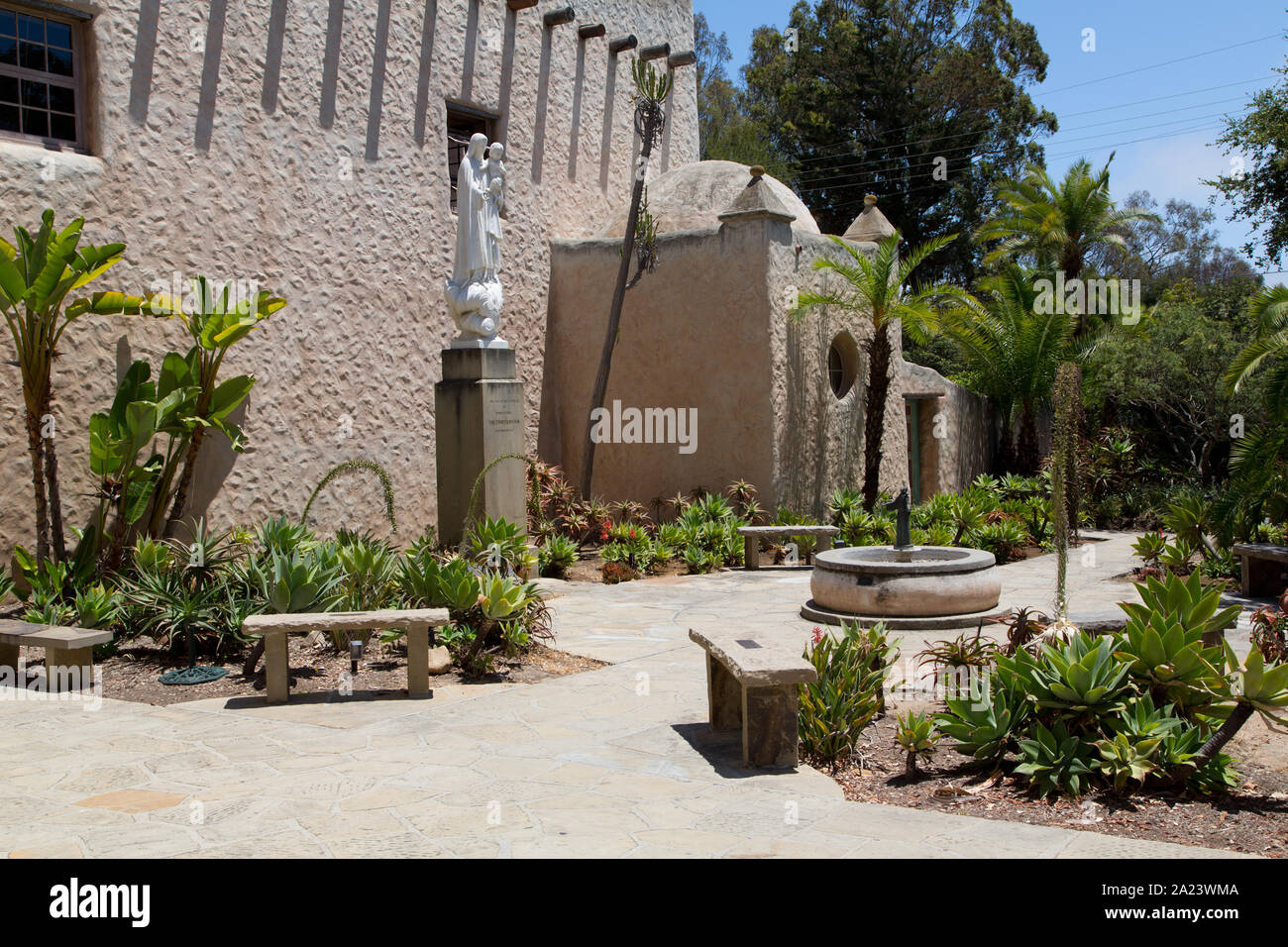 Our Lady of Mount Carmel Church, Montecito, California Stock Photo - Alamy