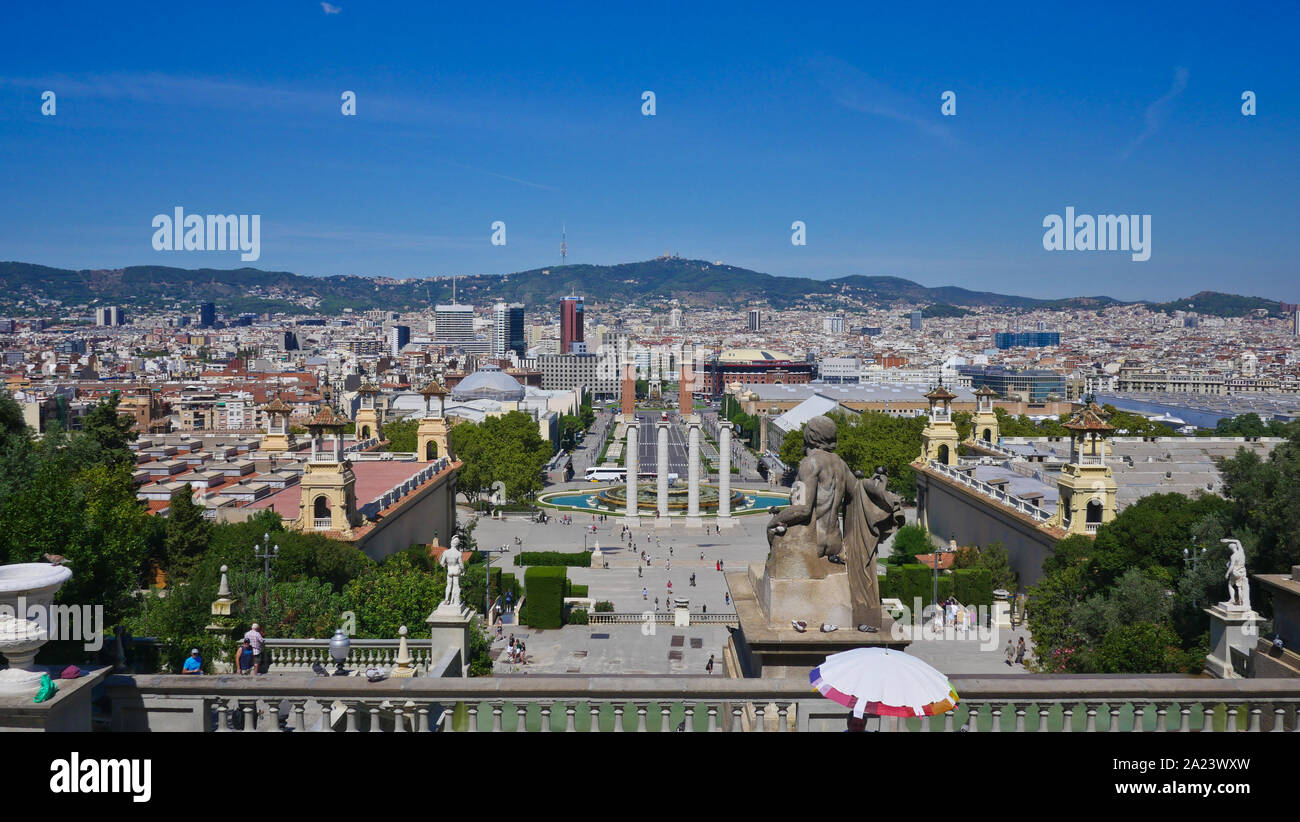 Spain, Barcelona historical infrastructure Stock Photo - Alamy