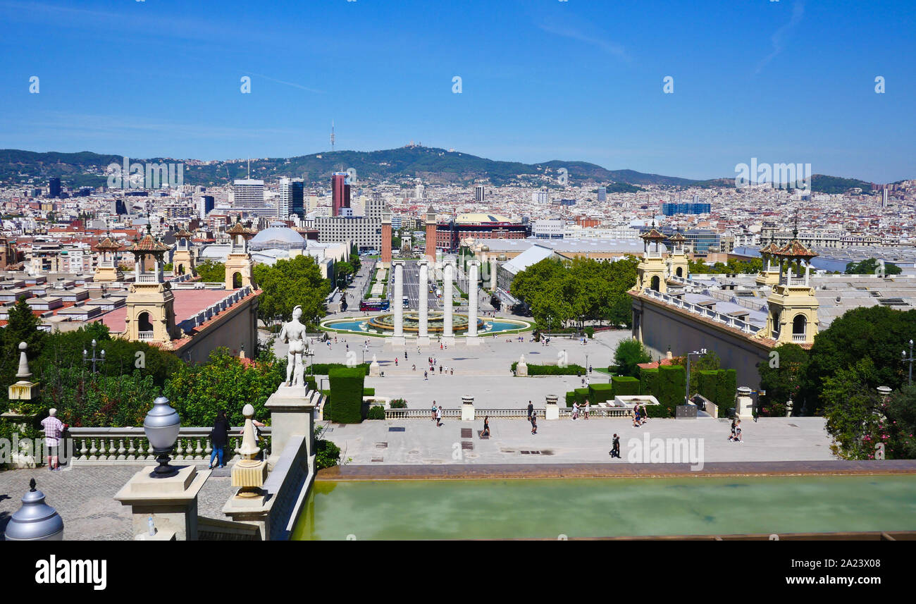 Spain, Barcelona historical infrastructure Stock Photo - Alamy
