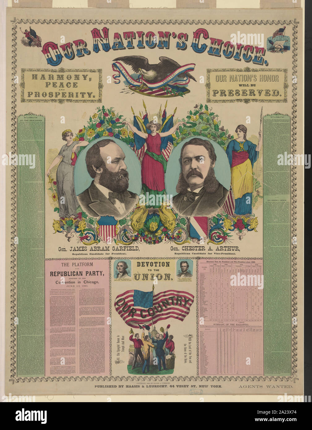 Our nation's choice--Gen. James Abram Garfield, Republican candidate ...