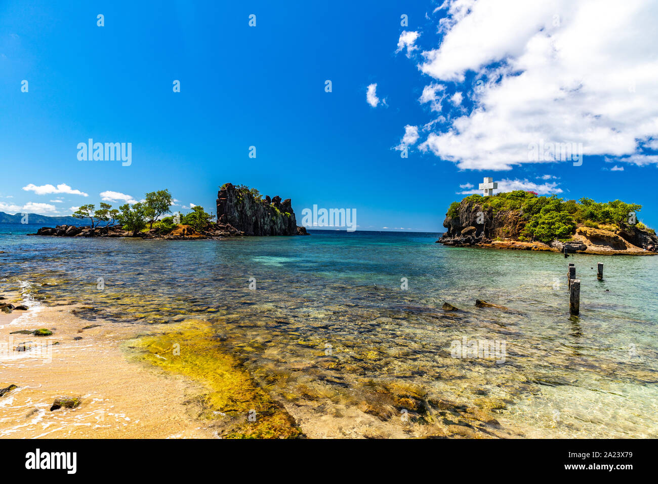 Saint Vincent and the Grenadines, Dove and Dike Islands view in Indian ...