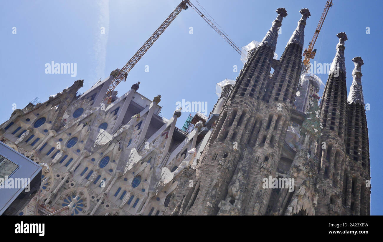 Spain, Barcelona historical infrastructure Stock Photo - Alamy