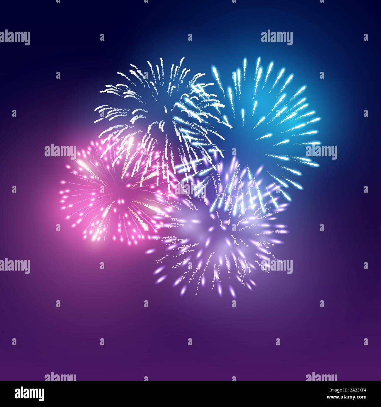 Dazzling firework show Stock Vector Images - Alamy