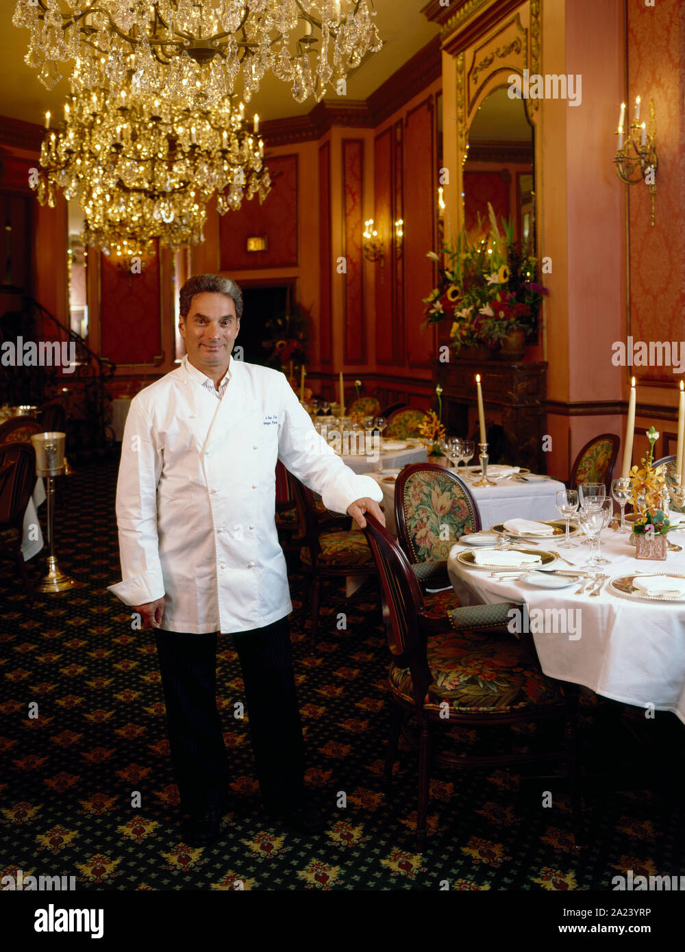 Owner-chef Georges Perrier, photographed at Le Bec-Fin, one of America ...