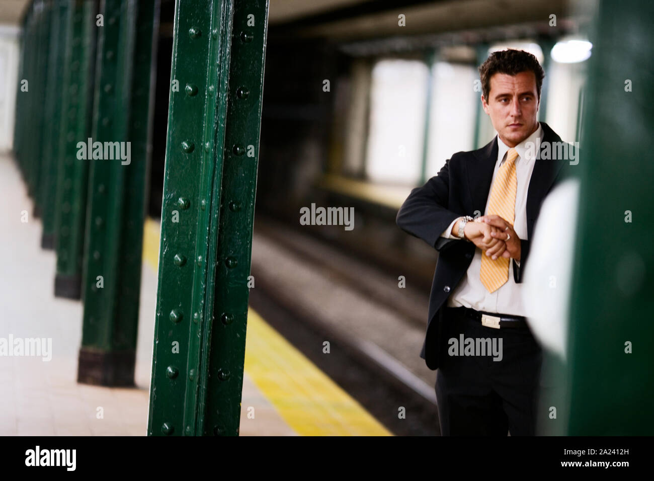 Stood on platform hi-res stock photography and images - Alamy