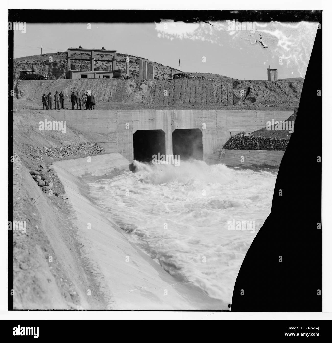 P.E.C. i.e., Palestine Electric Corporation Rutenberg plant Stock Photo ...