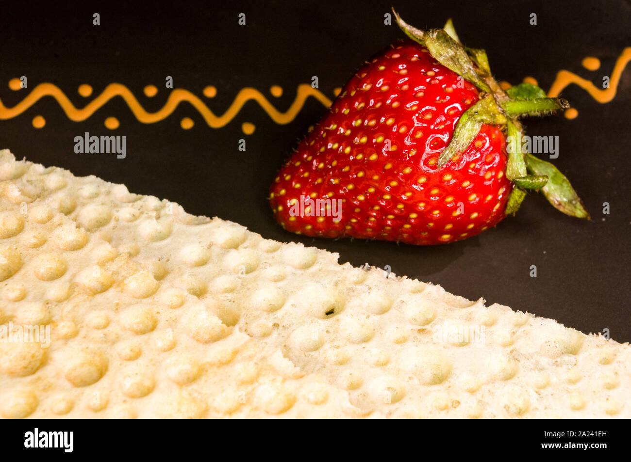fresh strawberry and diabetic diet crunches - crispy waffle bread from ...