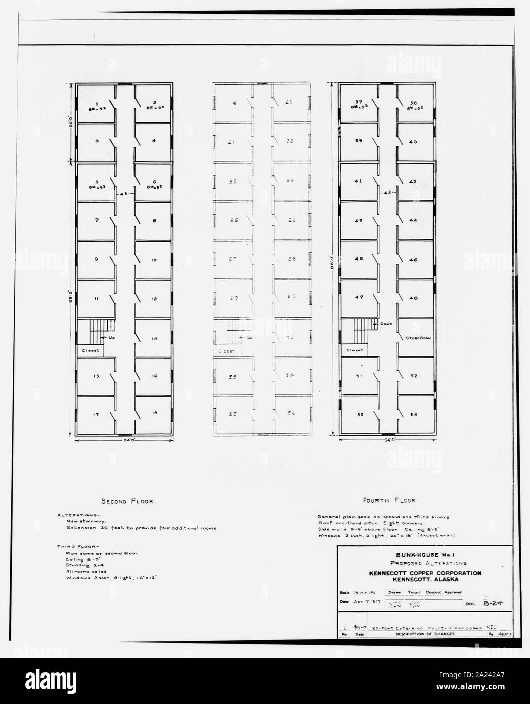 Bunkhouse or bunkbarn Black and White Stock Photos & Images - Alamy