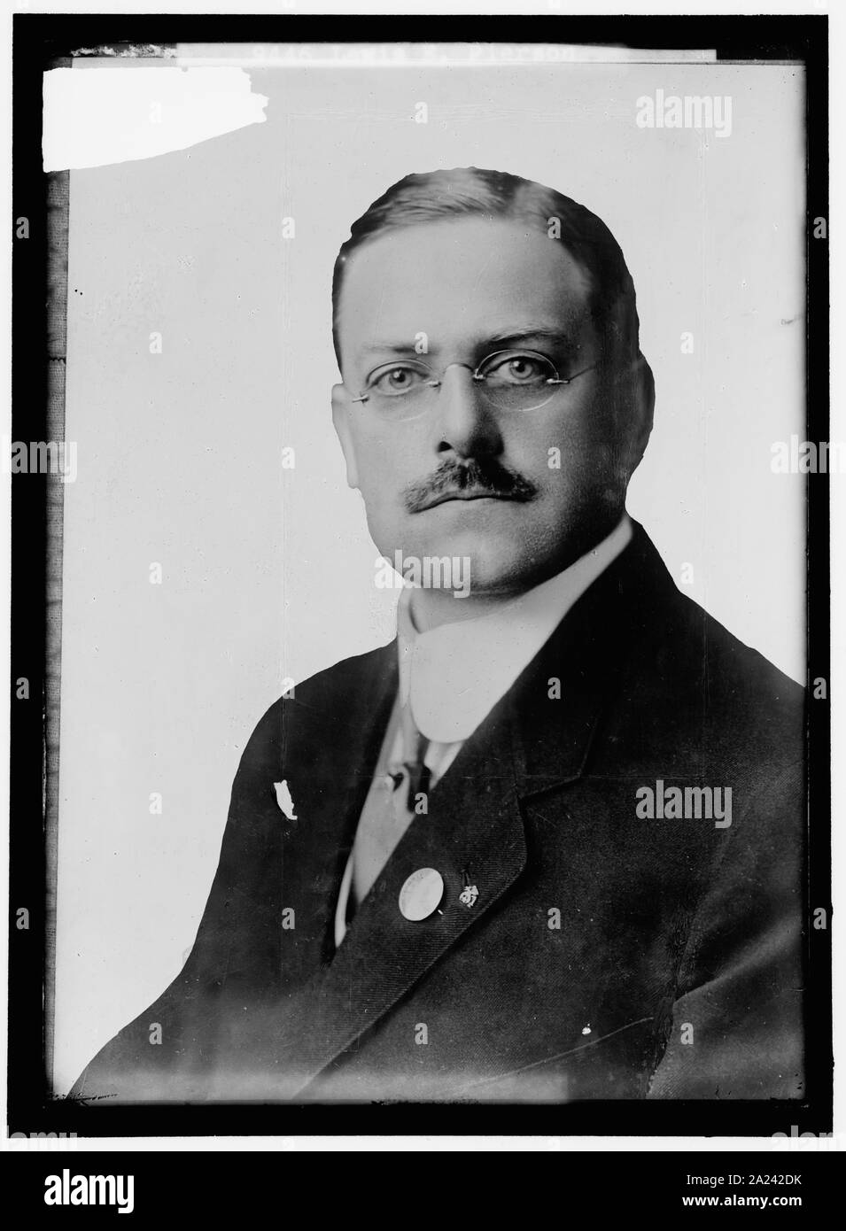 PIERSON, LEWIS E. BANKER; C. OF C. OF U.S Stock Photo - Alamy