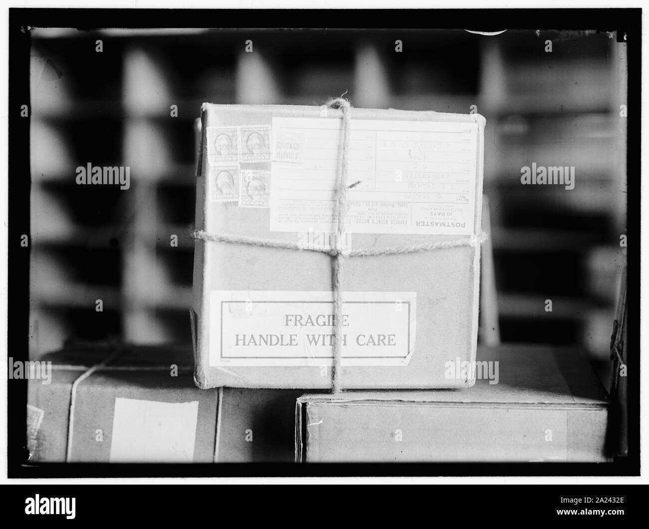 POST OFFICE DEPARTMENT. PARCEL POST Stock Photo - Alamy
