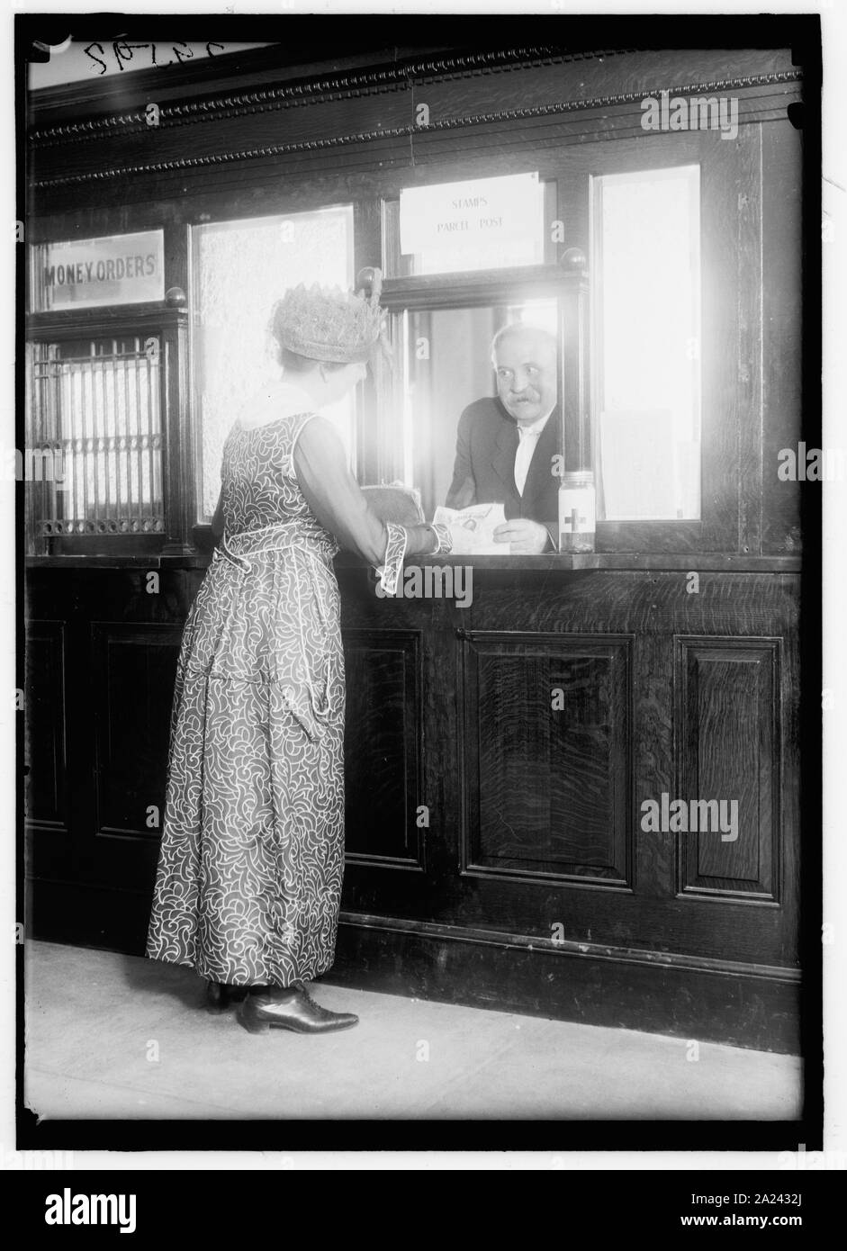 POST OFFICE DEPARTMENT. PARK VIEW POST OFFICE Stock Photo - Alamy