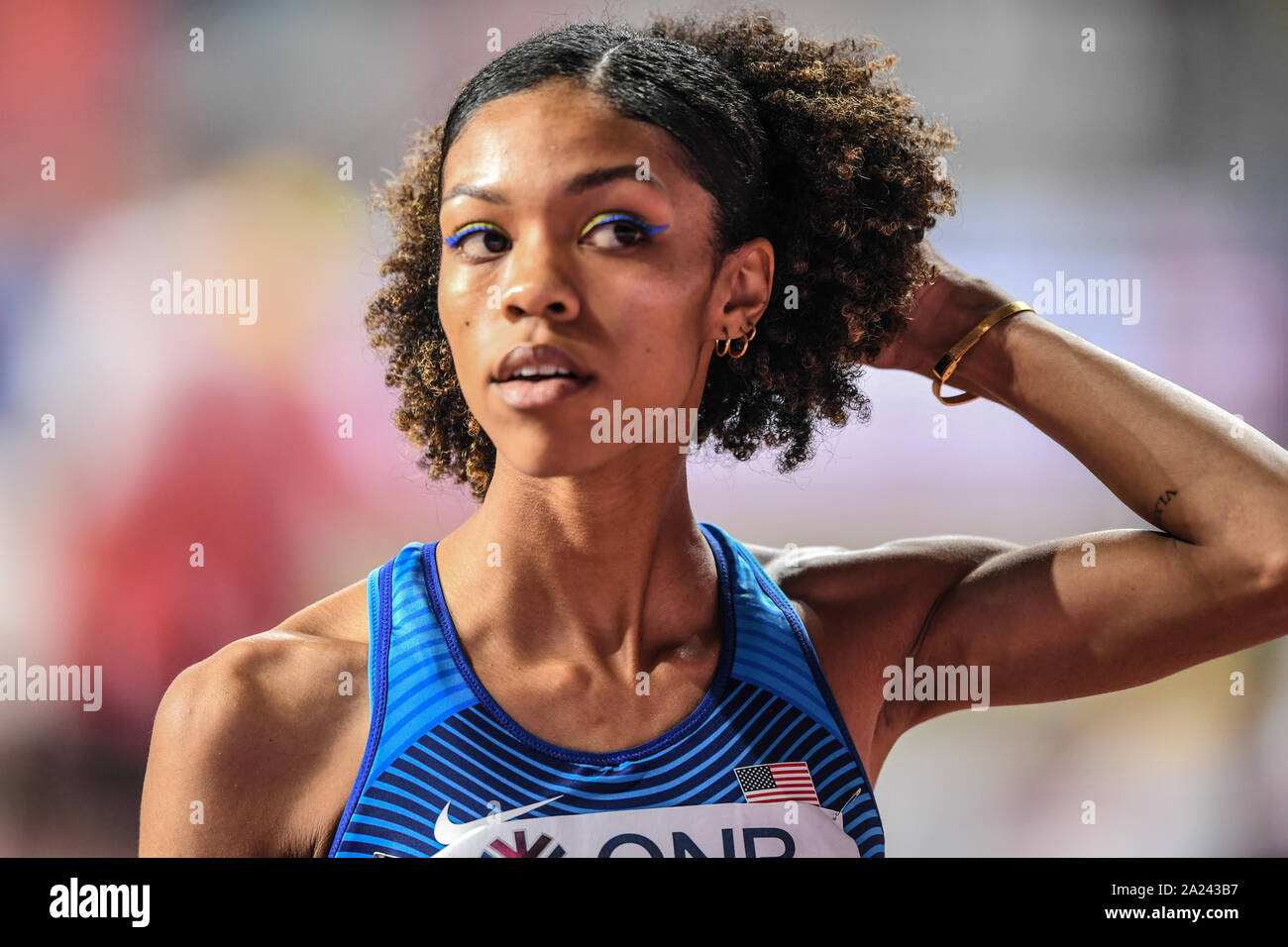 Vashti Cunningham (USA). High Jump Women Bronze Medal. IAAF World ...