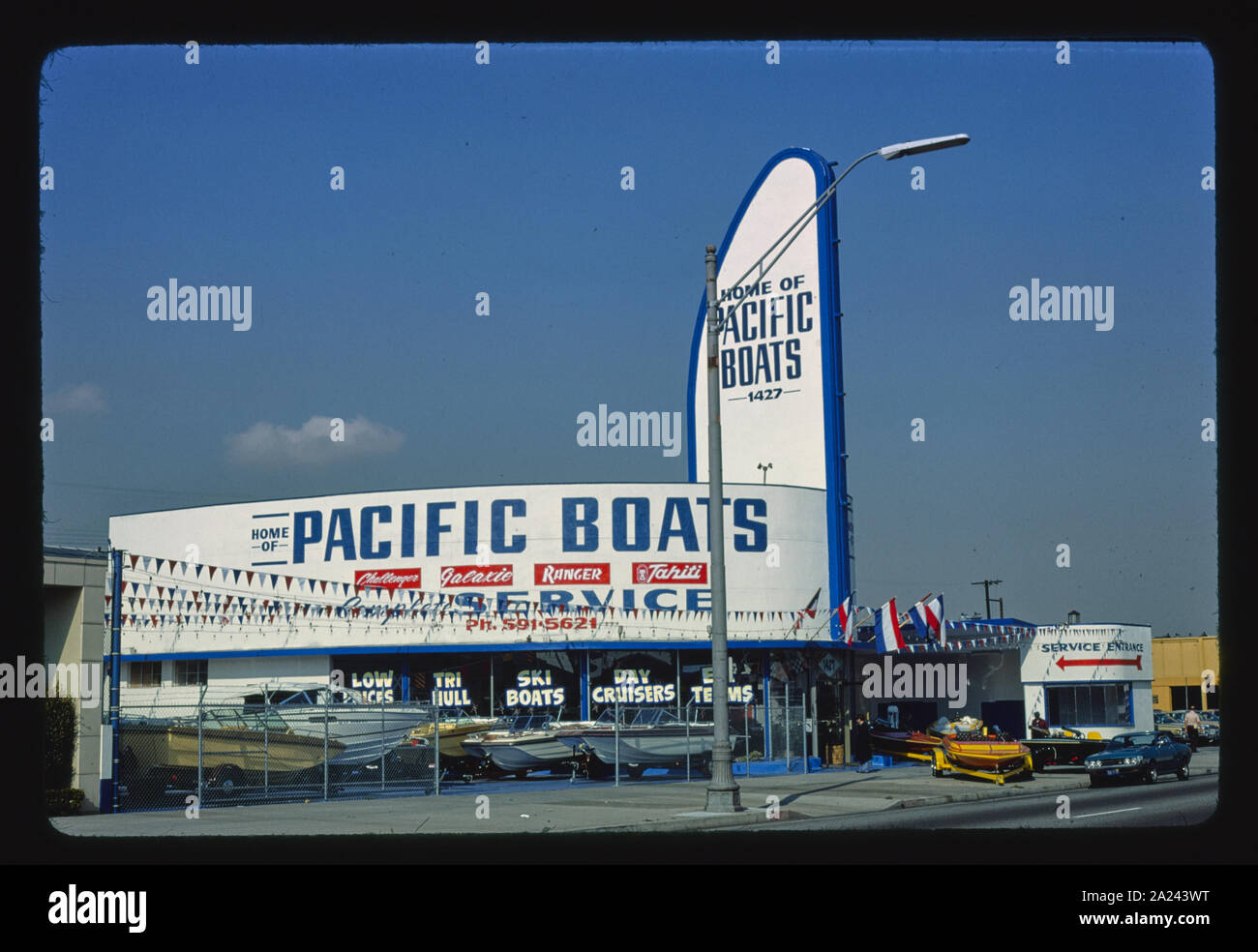 Pacific Boats, 1927 Long Beach Boulevard, Long Beach, California Stock ...