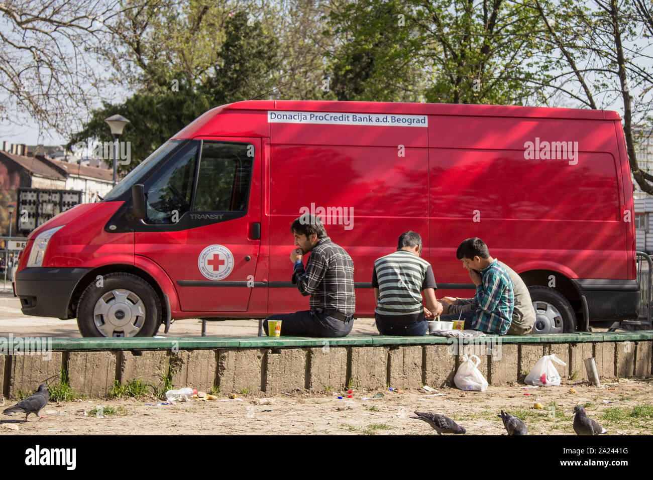 Refugee truck hi-res stock photography and images - Alamy
