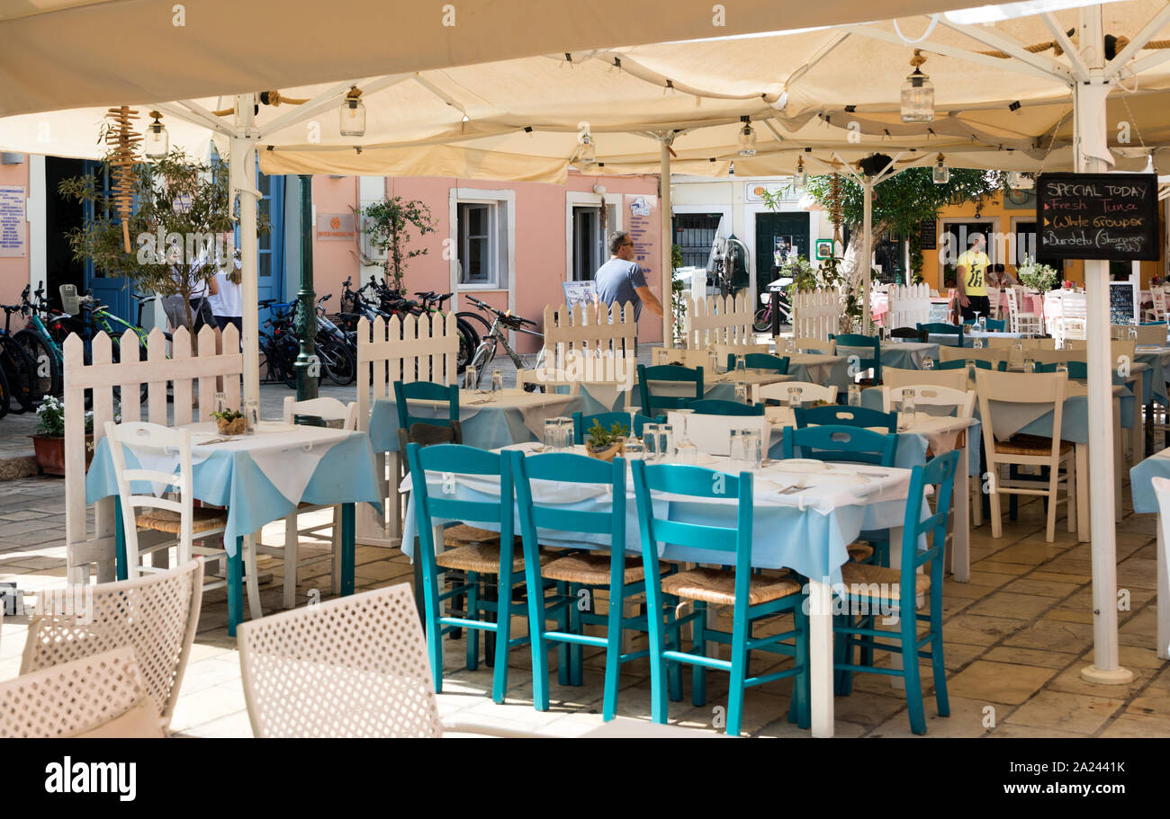 Paxi taverna gaios hi-res stock photography and images - Alamy