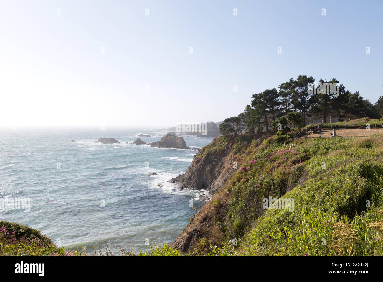 Pacific Ocean views in Northern California Stock Photo - Alamy