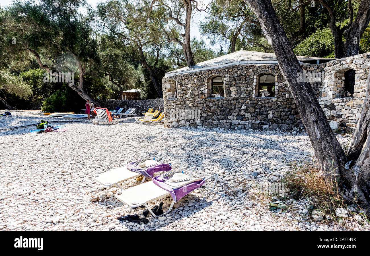 Orkos Beach Paxos Greek Islands Greece Stock Photo - Alamy