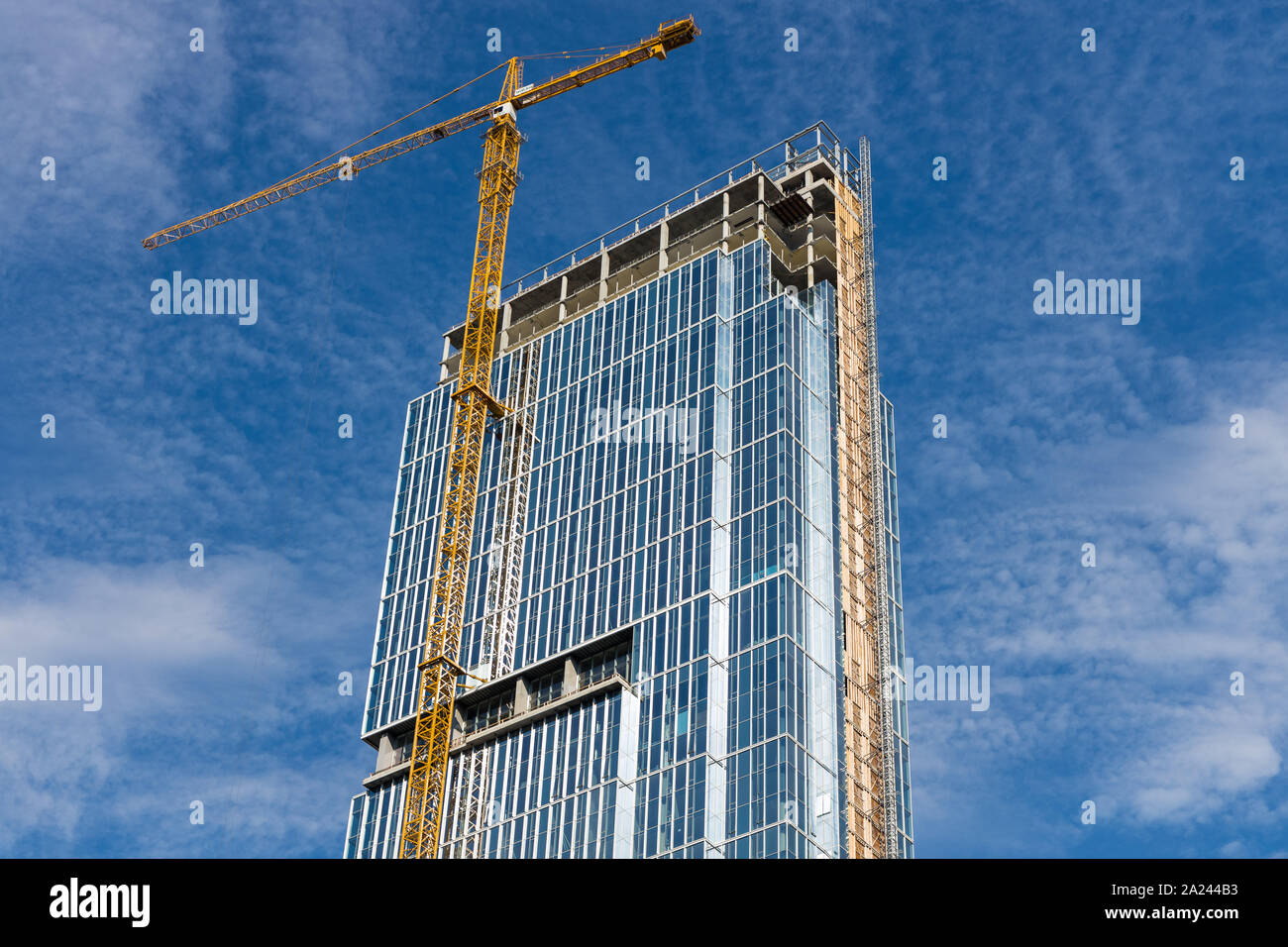 new construction in chicago Stock Photo - Alamy