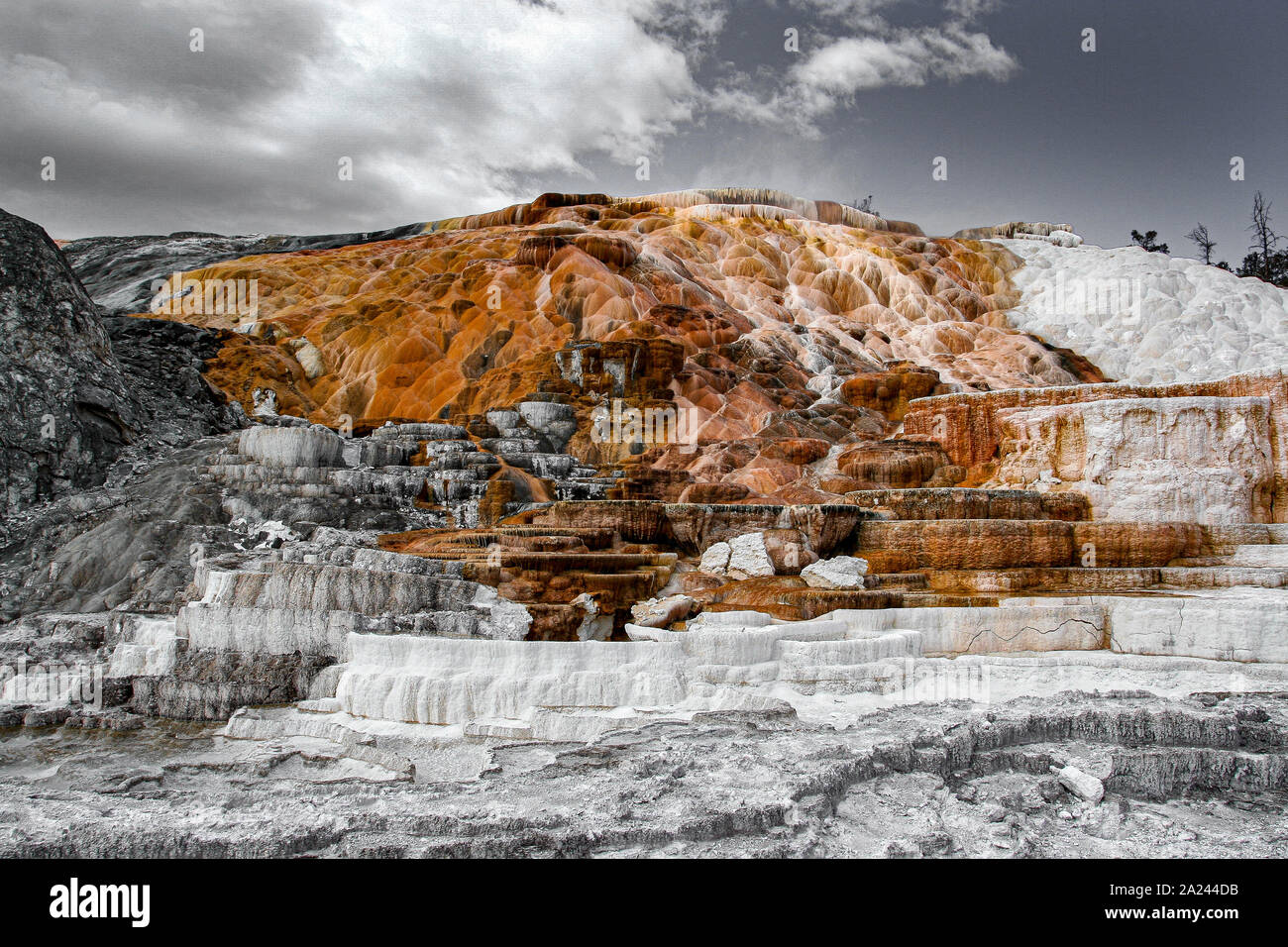 Yellowstone Thermal Pools Stock Photo - Alamy