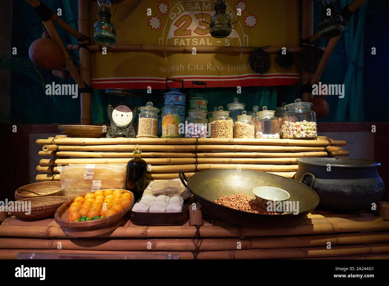 Interior view of the official museum at the House of Sampoerna, a clove ...