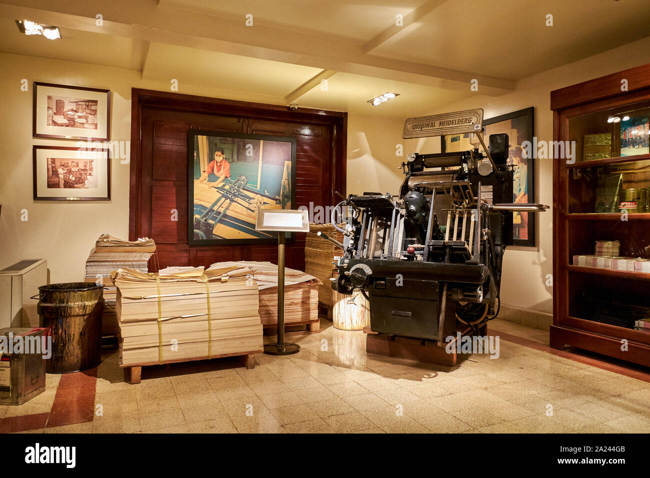 Interior view of the official museum at the House of Sampoerna, a clove ...