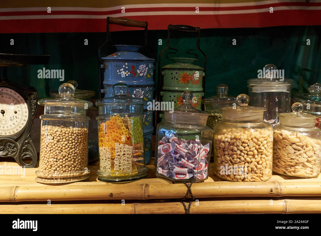Interior view of the official museum at the House of Sampoerna, a clove ...