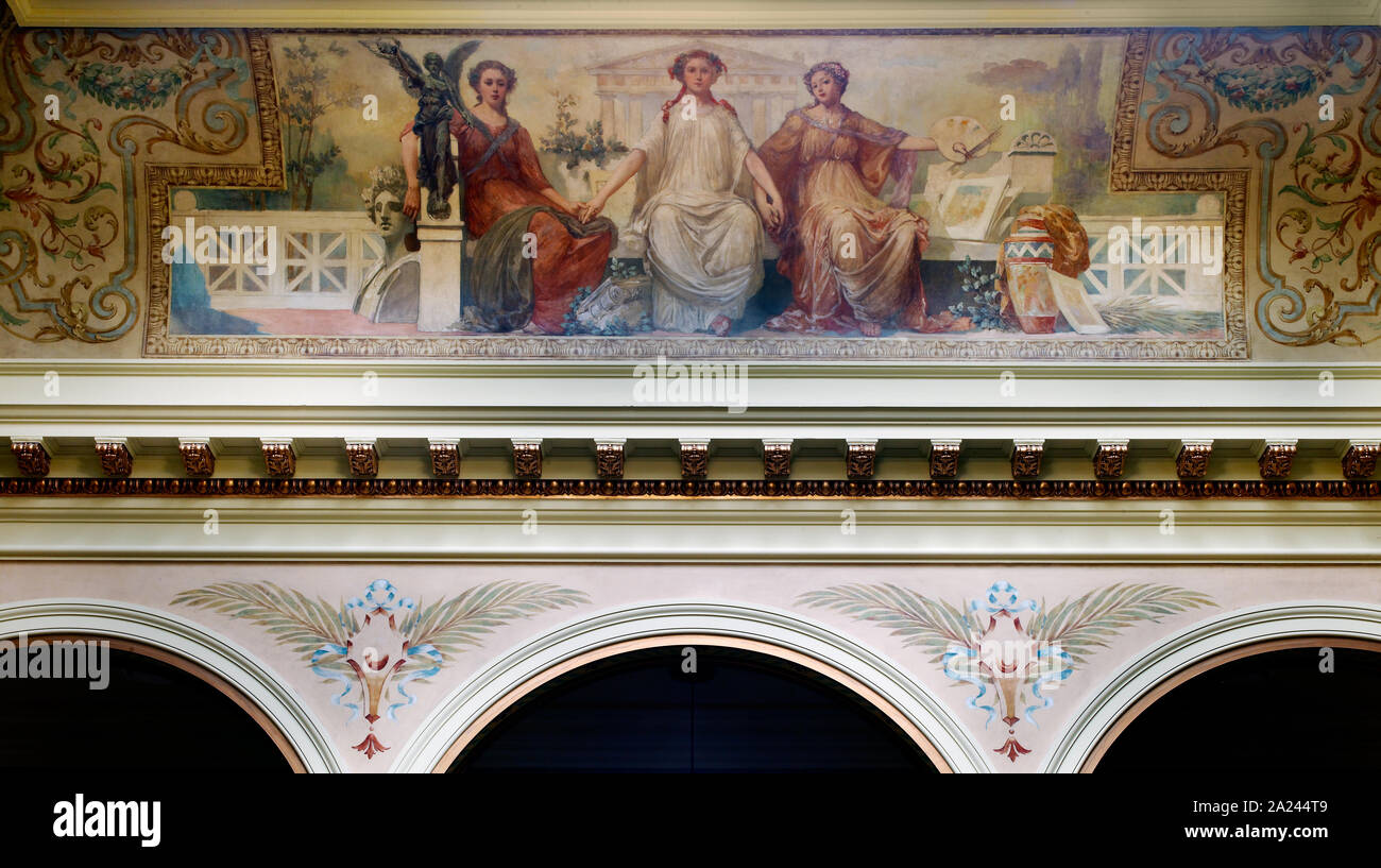 Painting Art in east atrium ceiling of Federal Complex, Erie ...