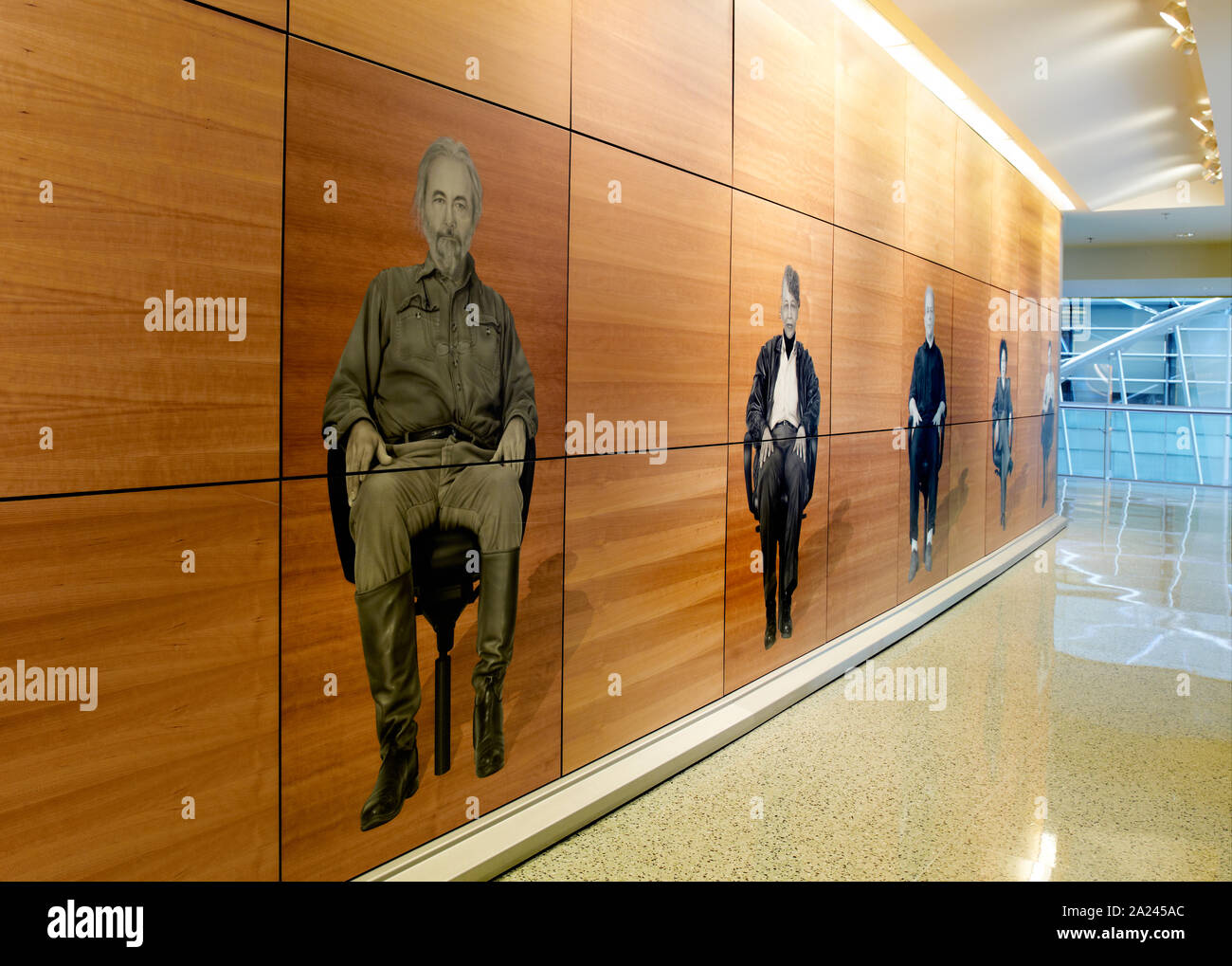 Painting Three Sets of Twelve at interior main lobby of the U.S ...