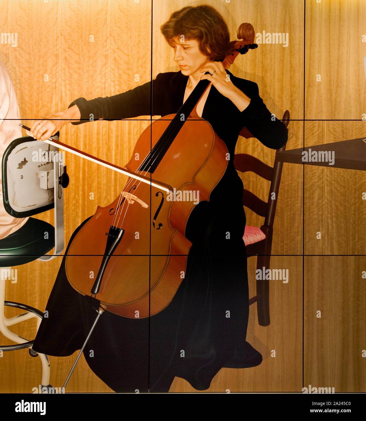 Painting Three Sets of Twelve at interior main lobby of the U.S ...