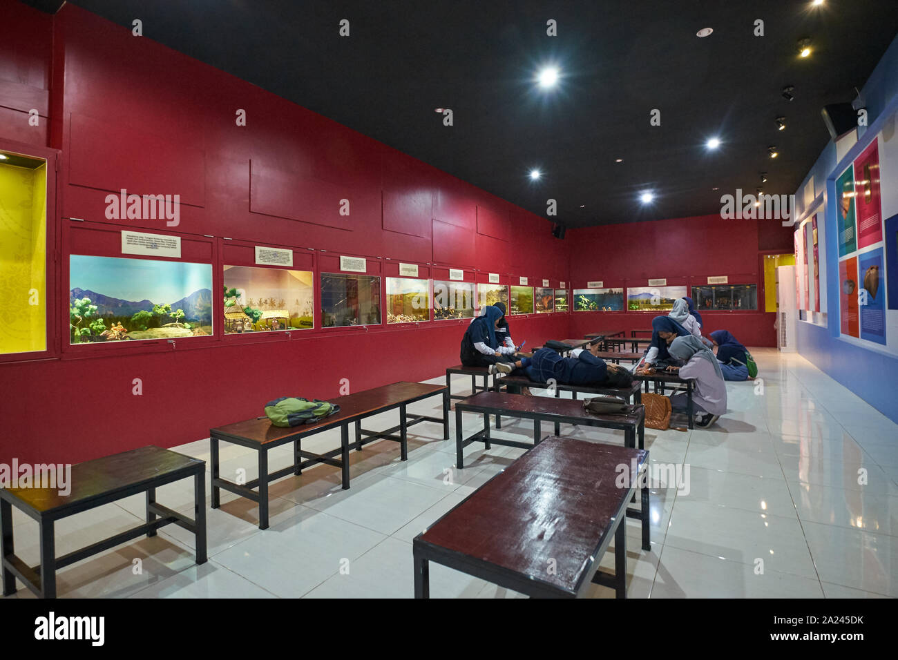 One of the main exhibit areas of the cultural history museum, Mpu Purwa ...