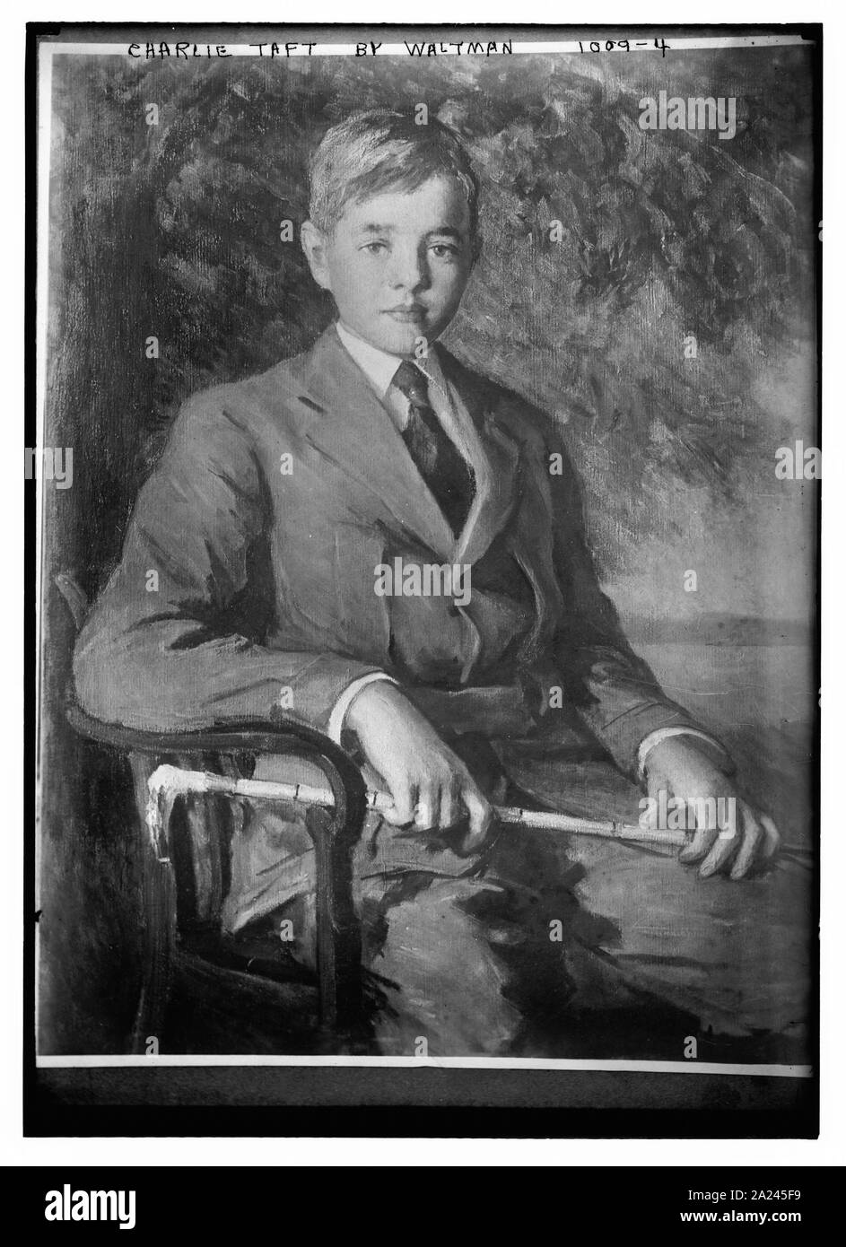 Painting of Charlie Taft by Waltman Stock Photo - Alamy
