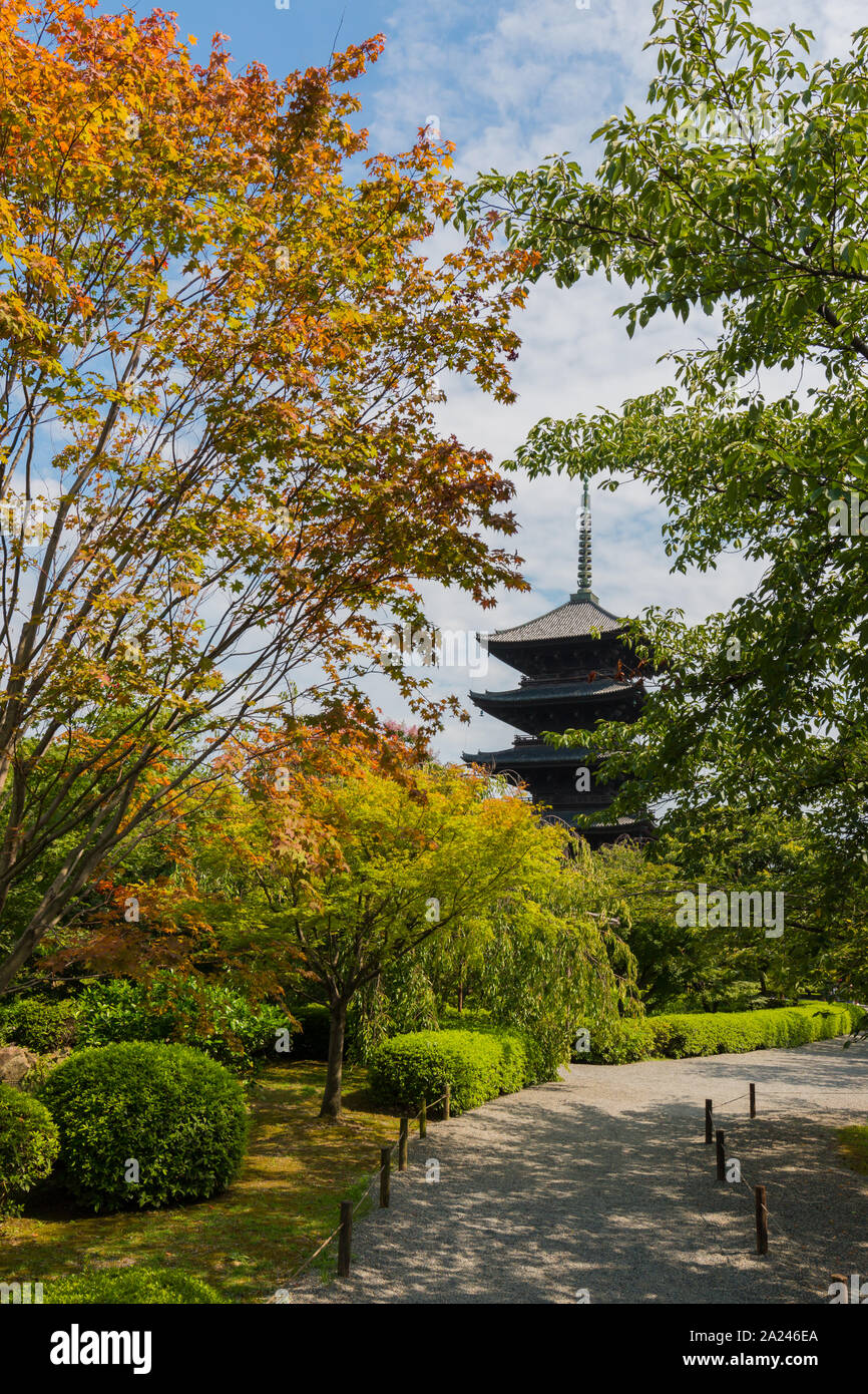 Toji temple located in Kyoto, Japan. Toji temple is a Buddhist temple ...