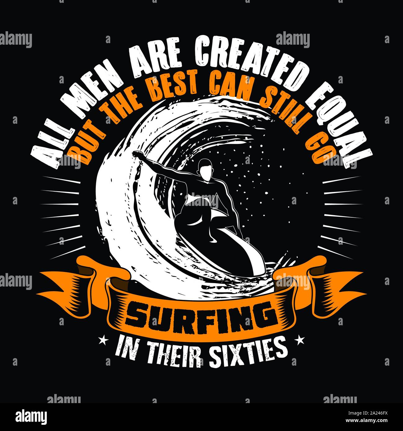 Men in surf Stock Vector Images - Alamy