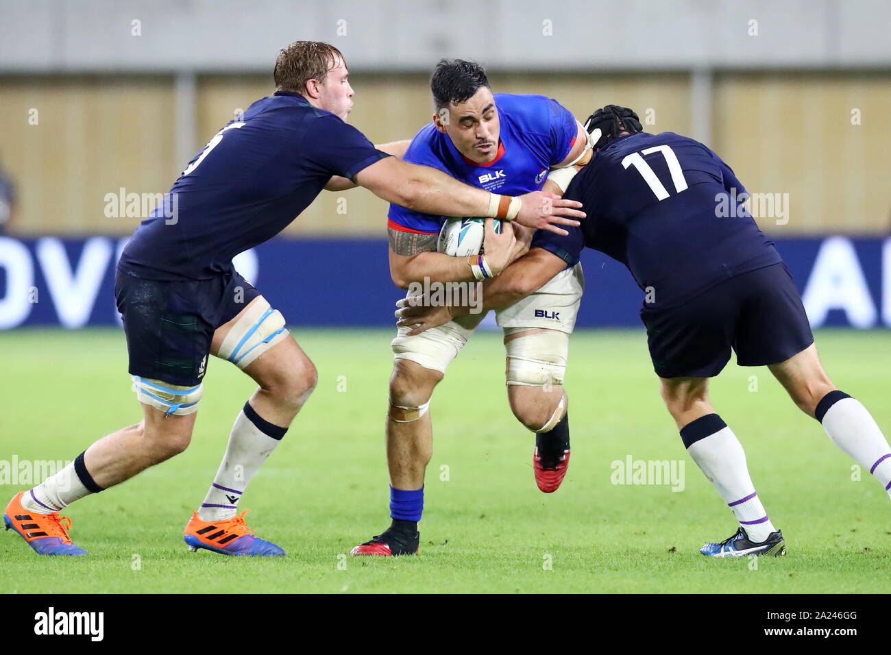 Kobe, Hyogo, Japan. 30th Sep, 2019. Kane Le'aupepe (SAM) Rugby : 2019 ...