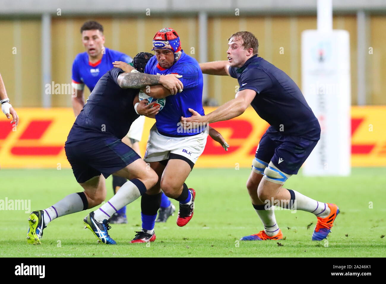 Kobe, Hyogo, Japan. 30th Sep, 2019. Seilala Lam (SAM) Rugby : 2019 ...