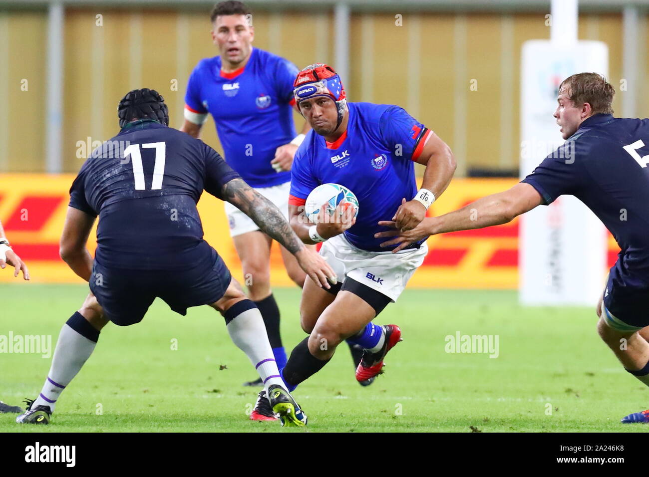 Kobe, Hyogo, Japan. 30th Sep, 2019. Seilala Lam (SAM) Rugby : 2019 ...